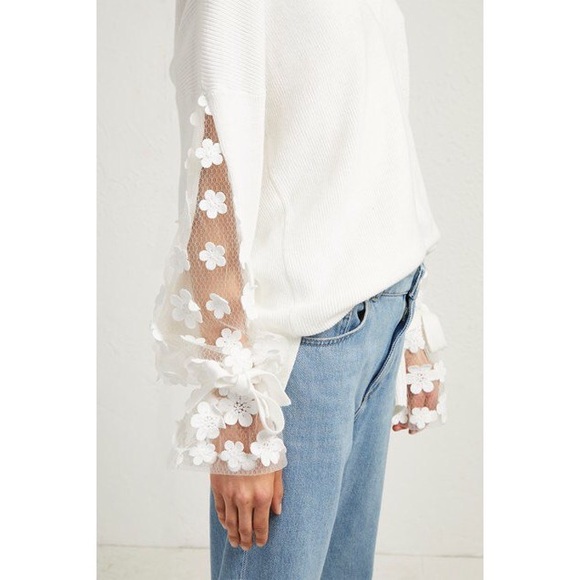 French Connection | Tops | Nwt French Connection Caballo Lace Knit ...